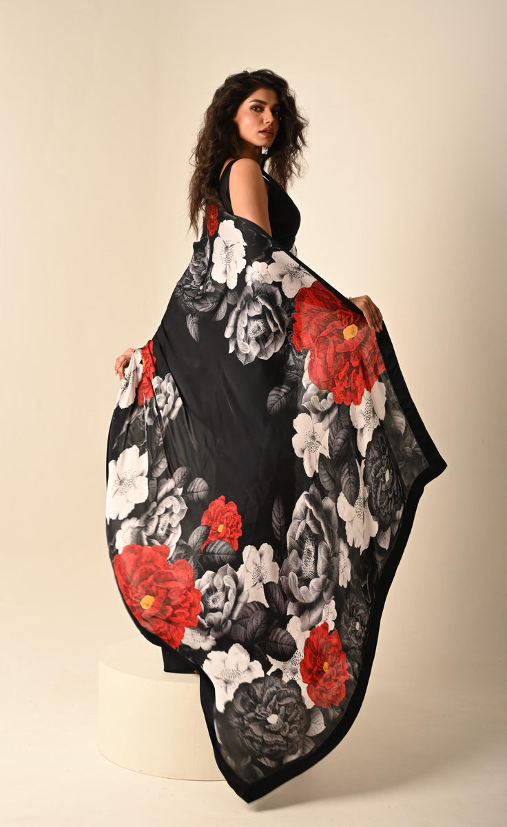 Printed Saree – Isadaa