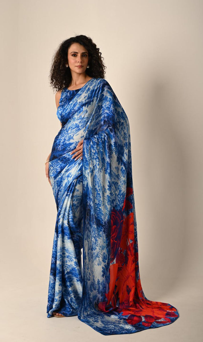 Printed Saree – Isadaa