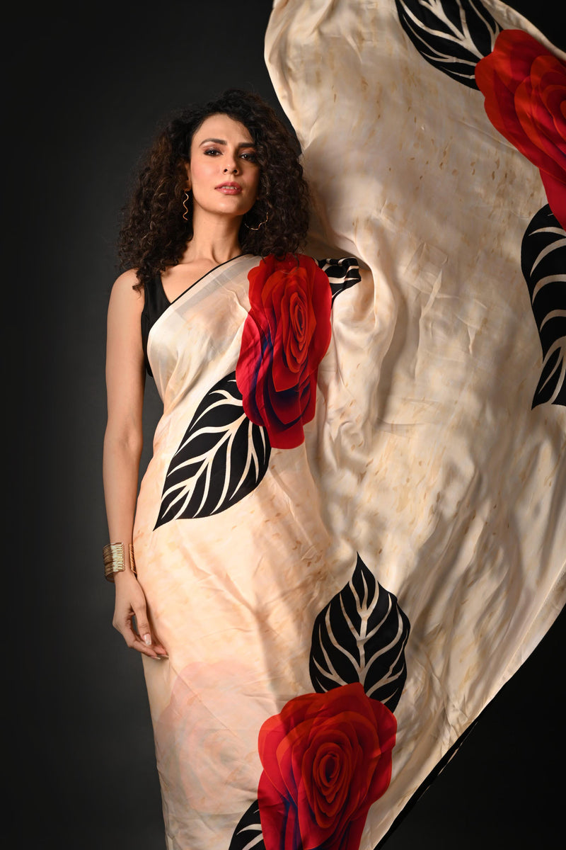 Printed Saree – Isadaa